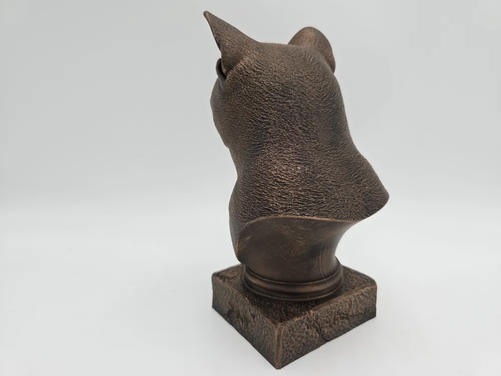 RUSSIAN BLUE CAT BUST by Messy_Panda MakerWorld: Download Free 3D Models