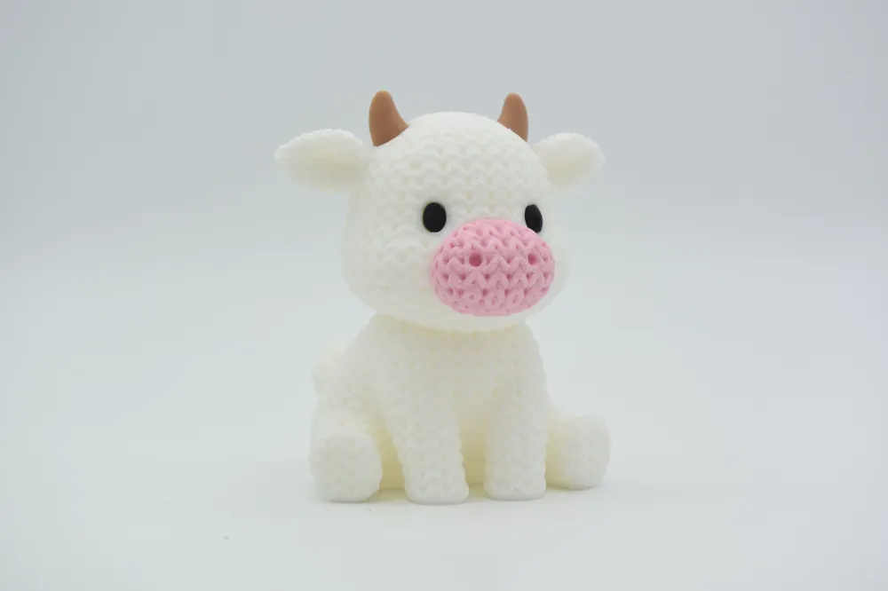 Knitted Cow - Free 3D Print Model - MakerWorld