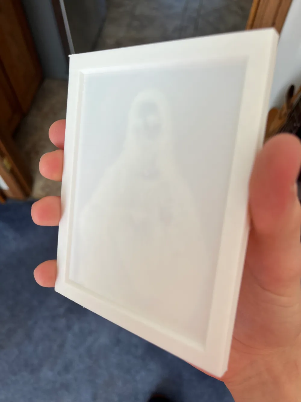 Lithophane - The Sacred Heart of Jesus by Catholic Object Library ...