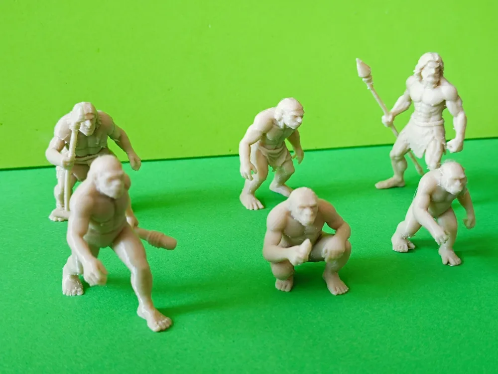 Human evolution figures - Free 3D Print Model - MakerWorld