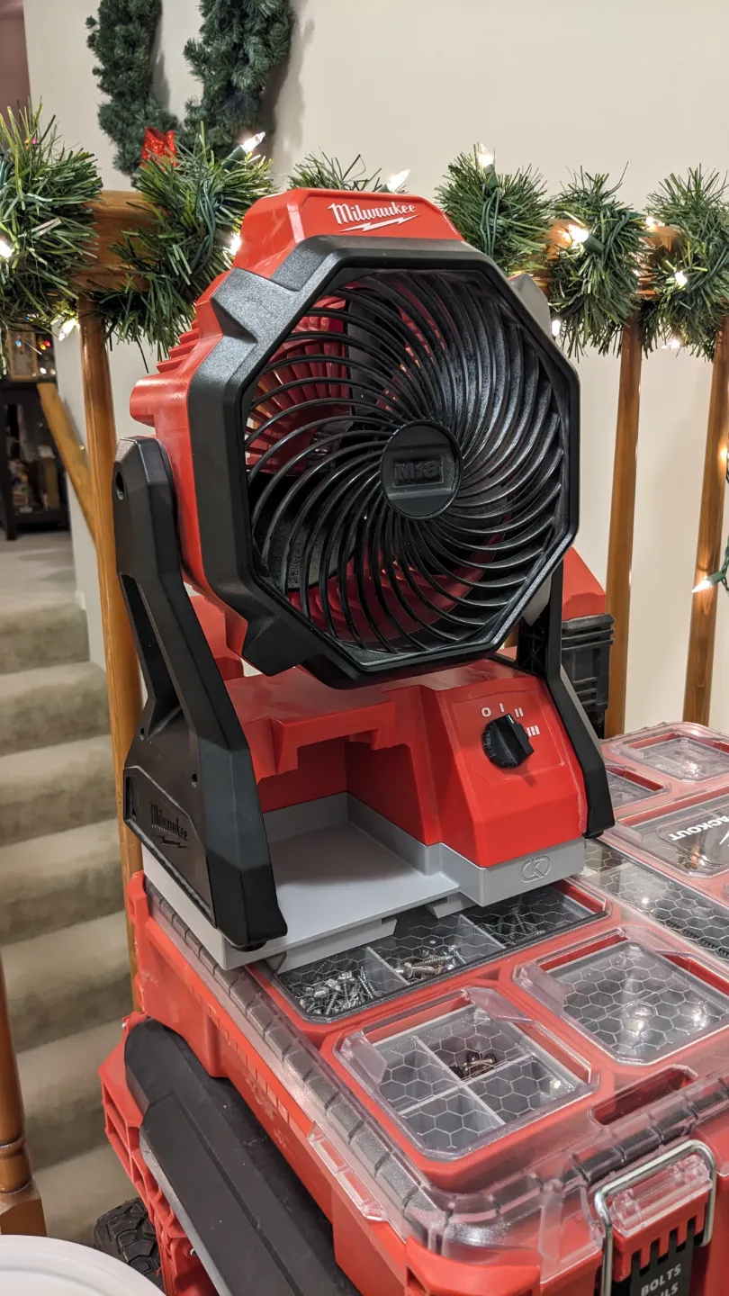 Packout Adapter For Milwaukee M18 Fan by CK Designs MakerWorld ...