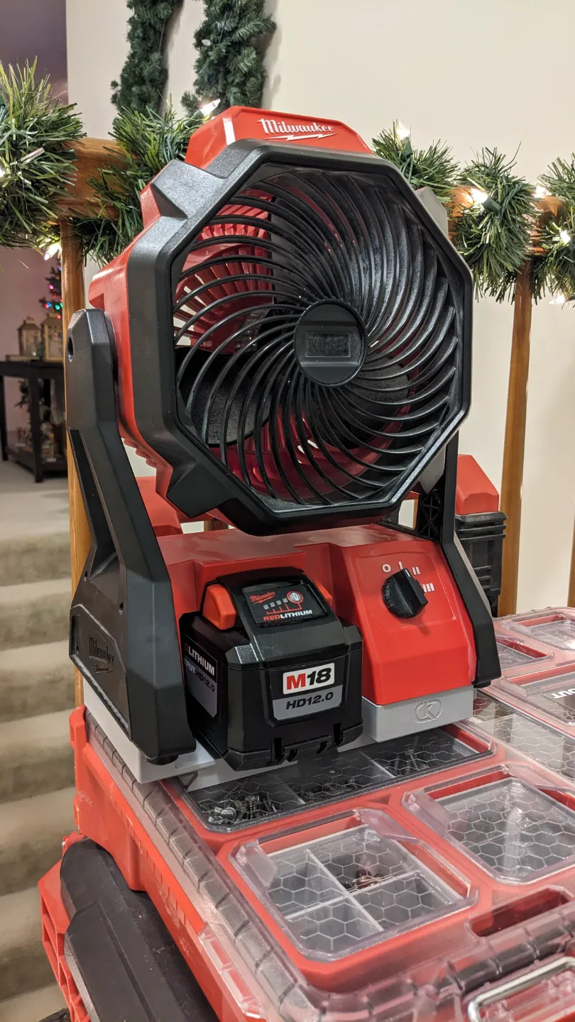Packout Adapter For Milwaukee M18 Fan by CK Designs MakerWorld ...