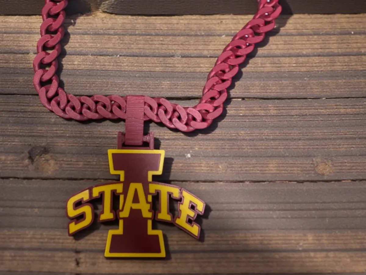 Iowa State Hype Chain - Free 3D Print Model - MakerWorld