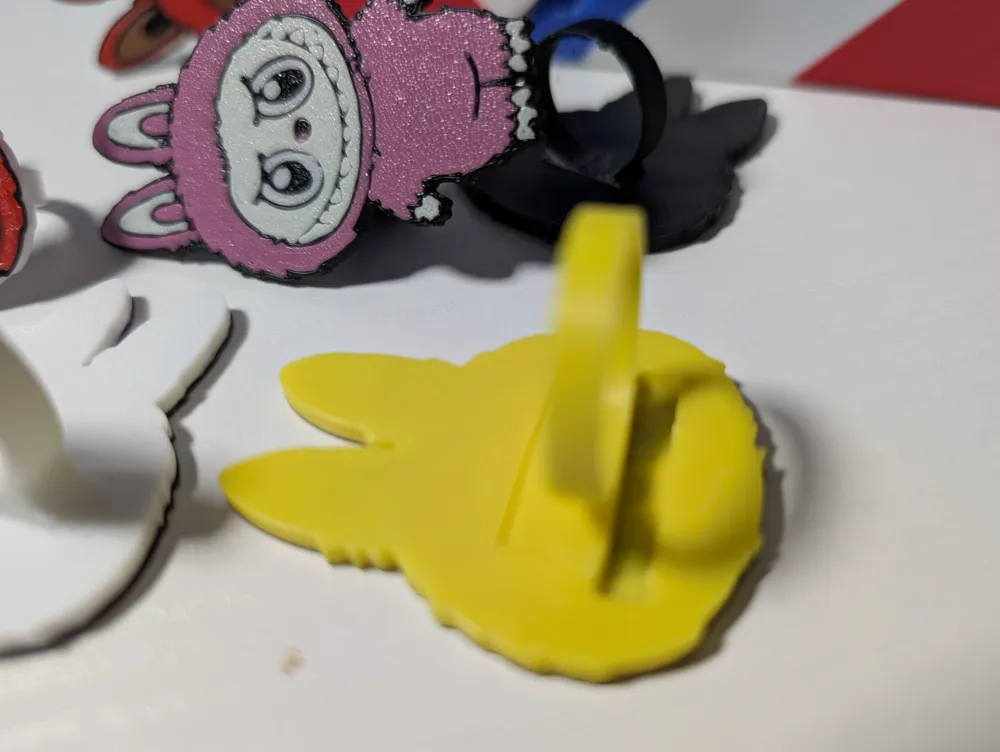 Labubu monster head ring by ZeroPrint MakerWorld: Download Free 3D Models