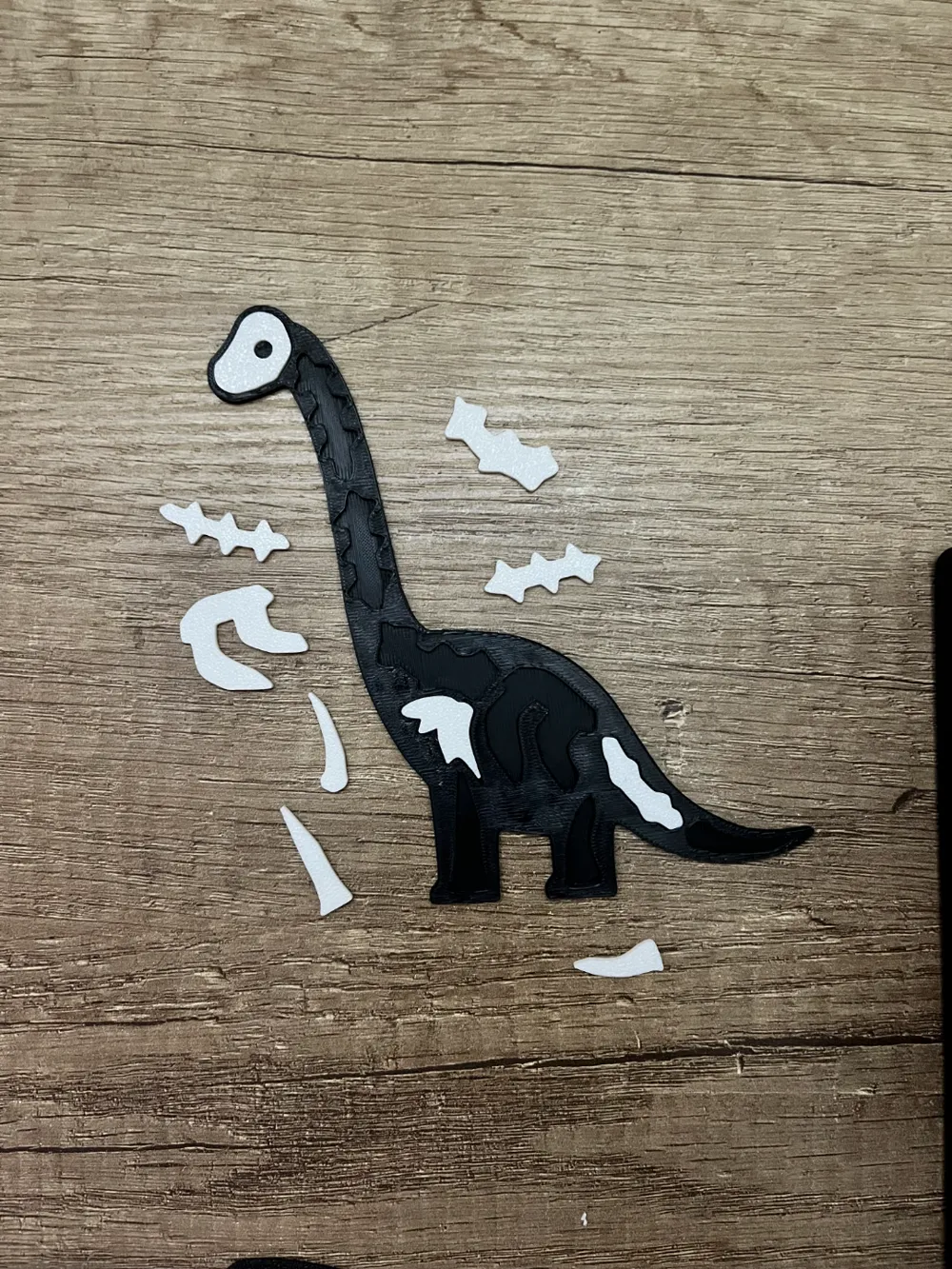 Brachiosaurus - dinosaur fossil - skeleton puzzle by FRTO - MakerWorld