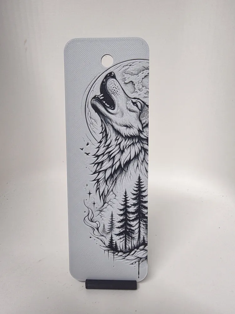 Wolf Bookmark - Free 3D Print Model - MakerWorld