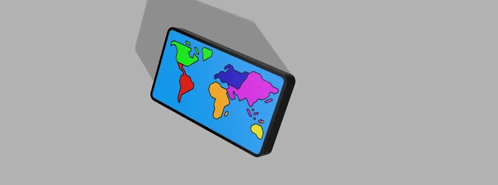 lightbox map monde by lmcreation56 - MakerWorld