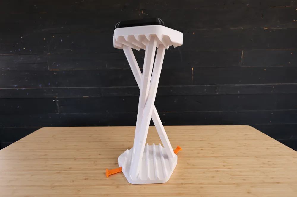 Compact Collapsible Camping Stool - Free 3D Print Model - MakerWorld