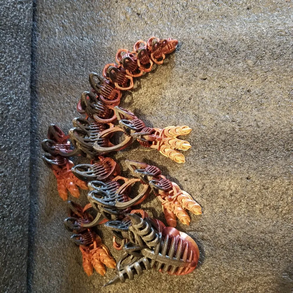 Shakaworld3D Articulated Baby Horned Rib Dragon by Shakaworld3D ...