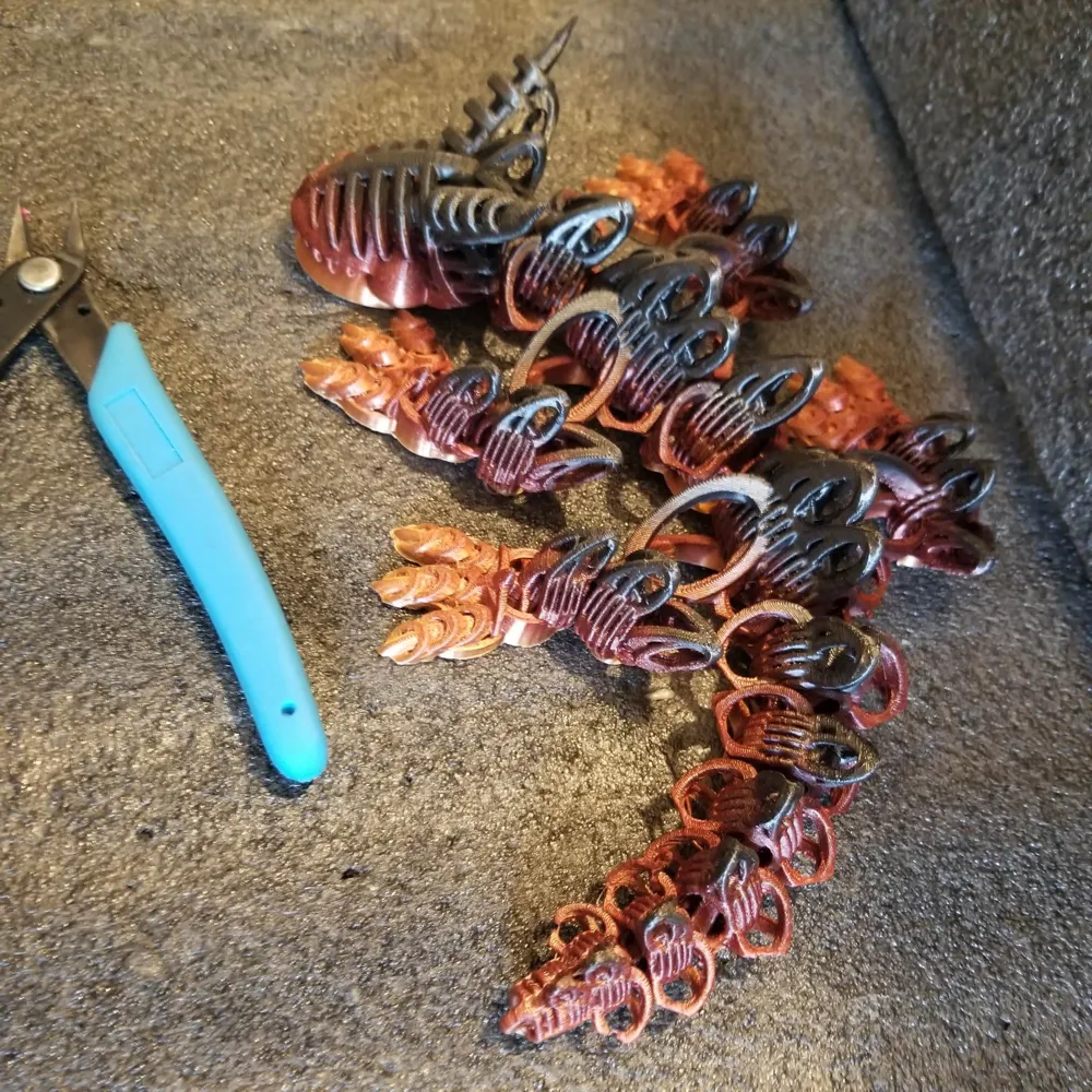 Shakaworld3D Articulated Baby Horned Rib Dragon by Shakaworld3D ...