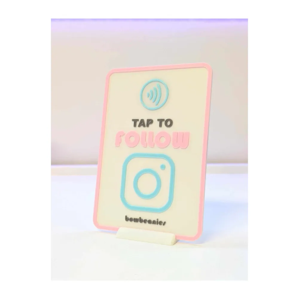 NFC Tap-to-Follow 3D Display Stands for Business by B3D Studio ...