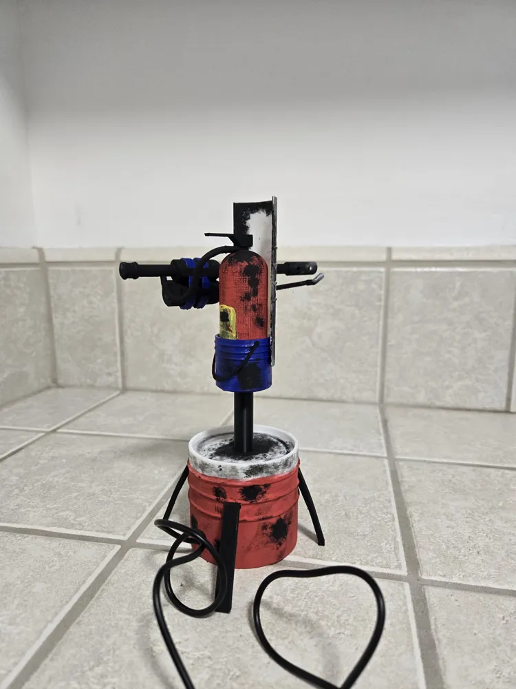 Rust Flame Turret - Free 3D Print Model - MakerWorld