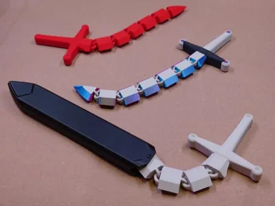 3d printed sword hilt - MakerWorld