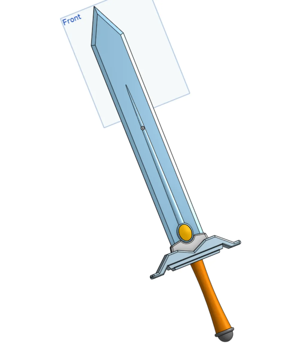 Himmel Hero Sword by Jaroslav1980 MakerWorld: Download Free 3D Models