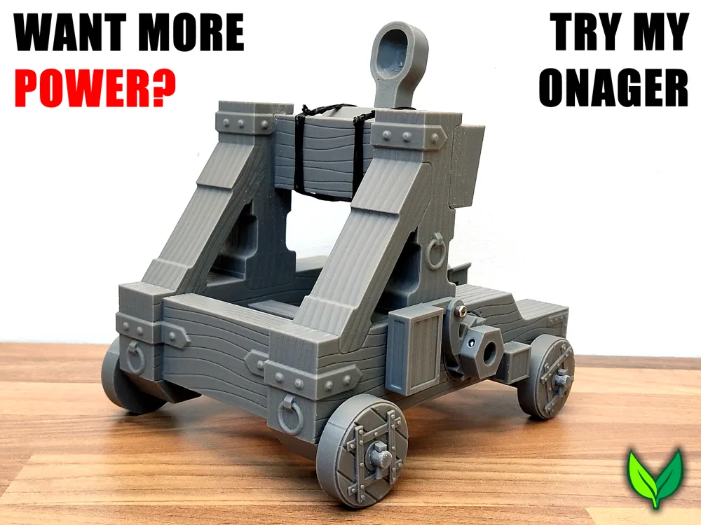 Working 3D Printed Trebuchet Modular Siege Engine - Free 3D Print Model ...