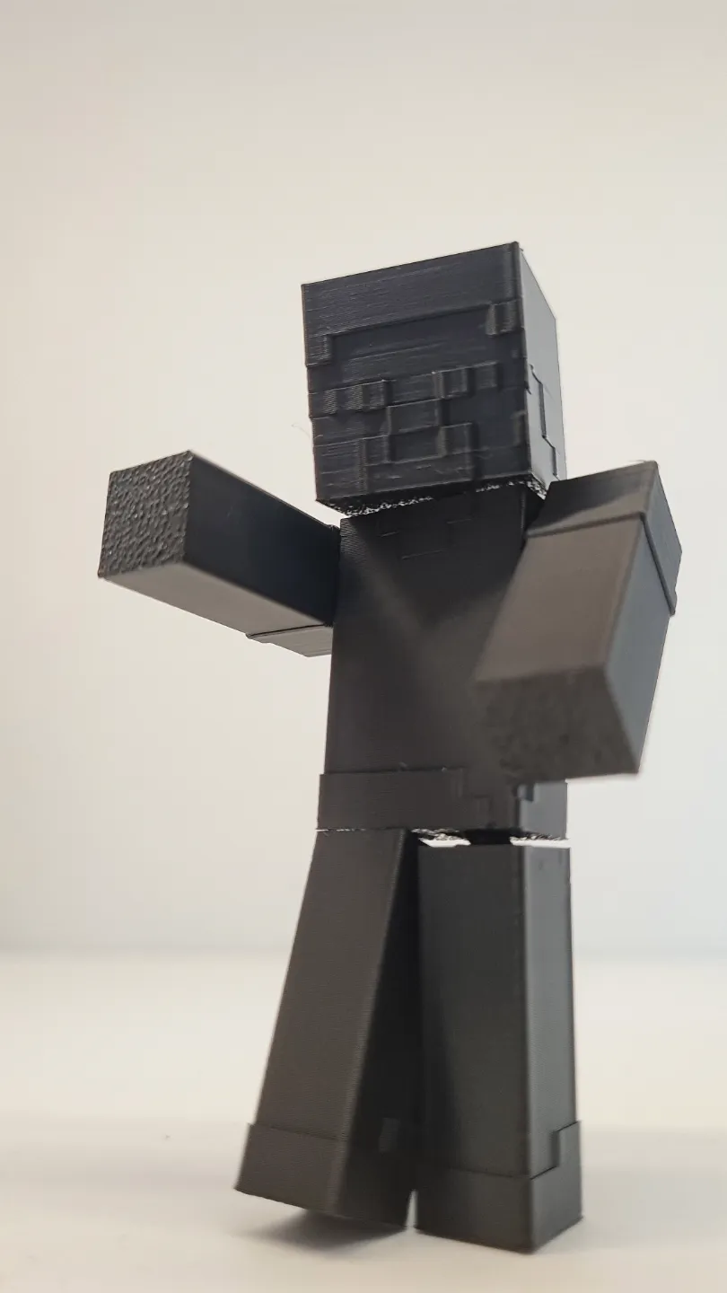 Minecraft Steve articulated (incl. multi-color) by ErcuMaglor - MakerWorld