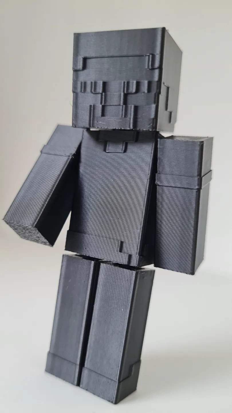 Minecraft Steve articulated (incl. multi-color) by ErcuMaglor - MakerWorld