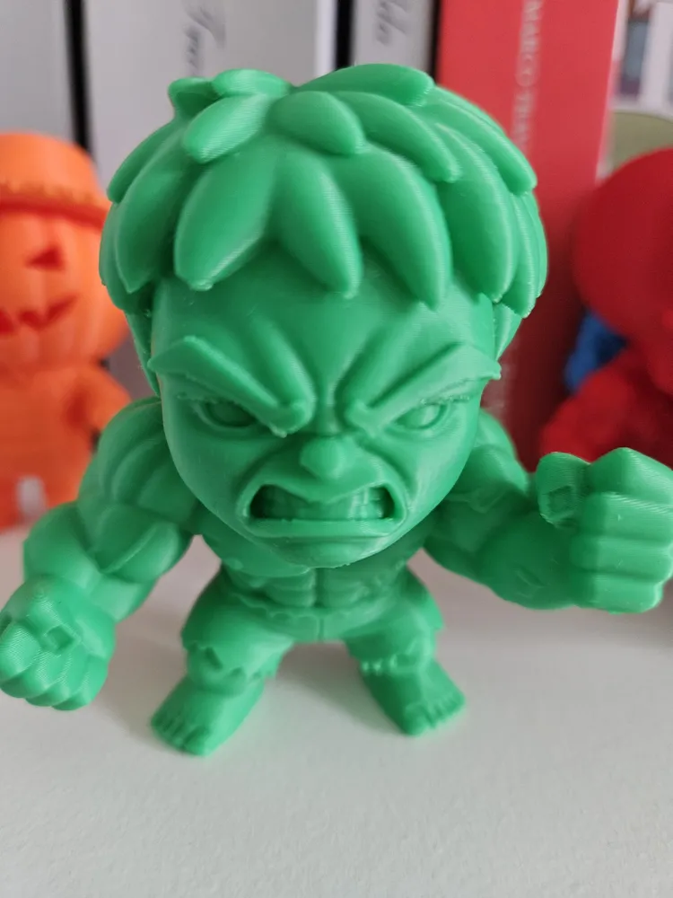 Hulk Chibi - The Pocket Fury! - NO AMS - Free 3D Print Model - MakerWorld