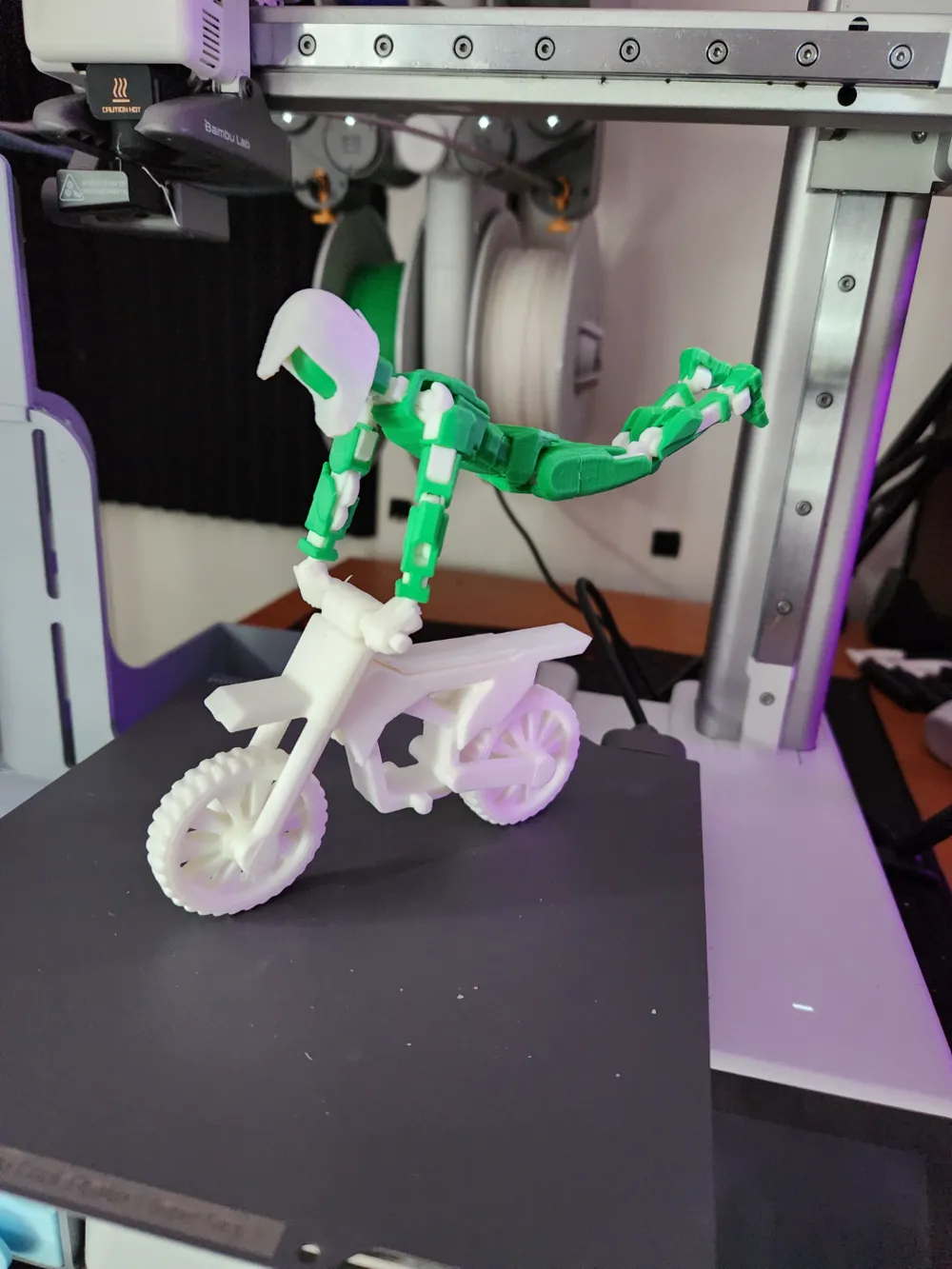 Dummy 13 dirt bike on a kit card Remixed by The3dprintlab MakerWorld: Download Free 3D Models