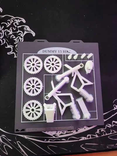 Dummy 13 dirt bike on a kit card Remixed by The3dprintlab MakerWorld: Download Free 3D Models