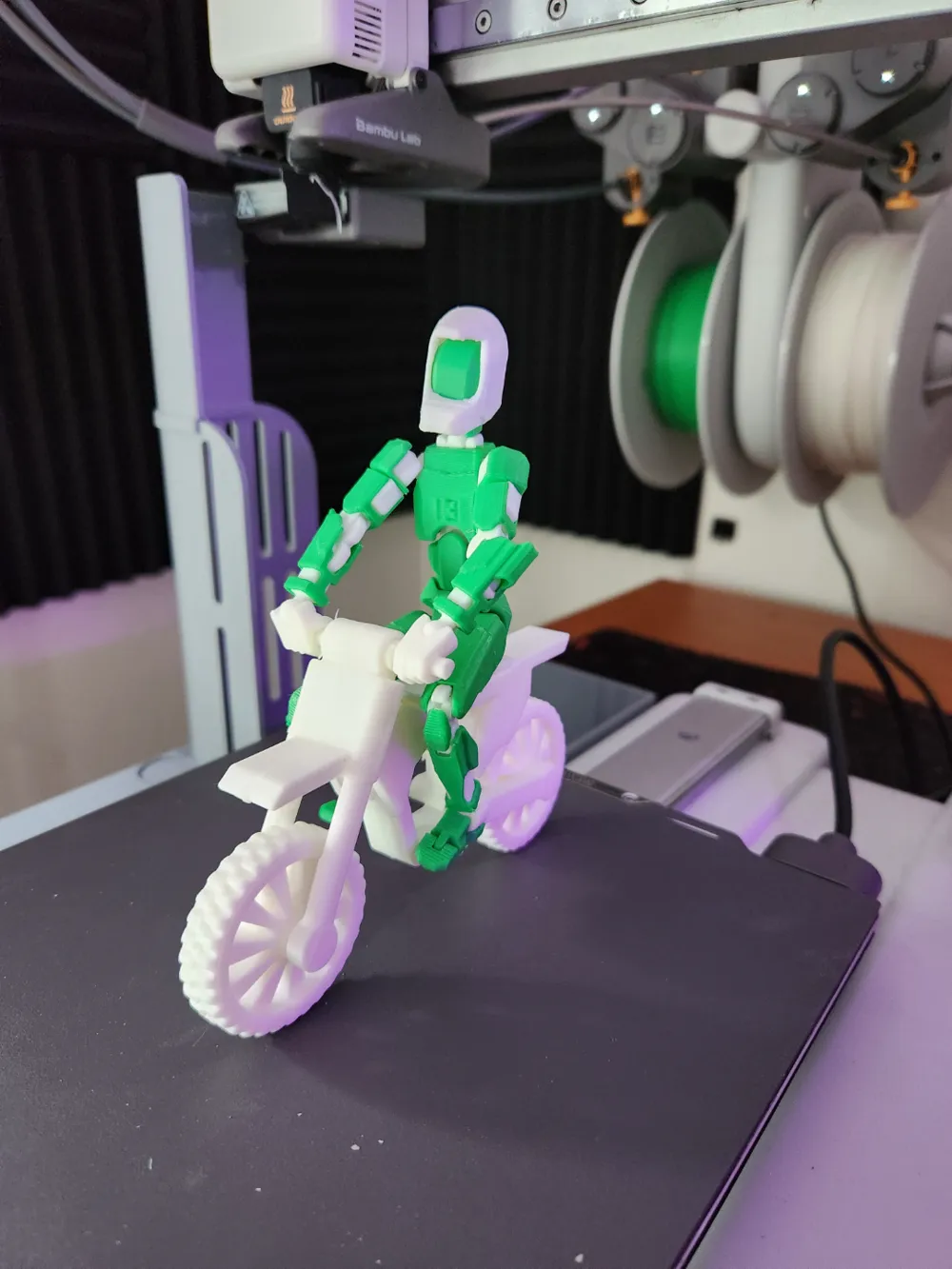 Dummy 13 dirt bike on a kit card Remixed by The3dprintlab MakerWorld: Download Free 3D Models