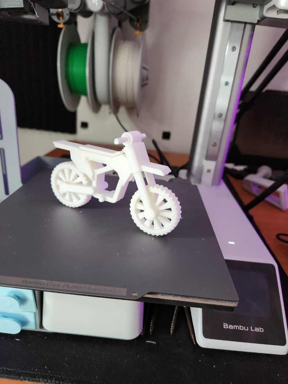 Dummy 13 dirt bike on a kit card Remixed by The3dprintlab MakerWorld: Download Free 3D Models