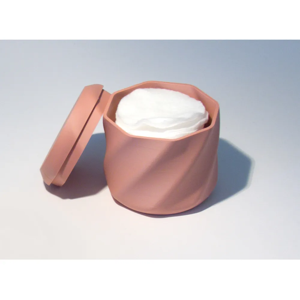Octagonal Box for Cotton Pads - Free 3D Print Model - MakerWorld