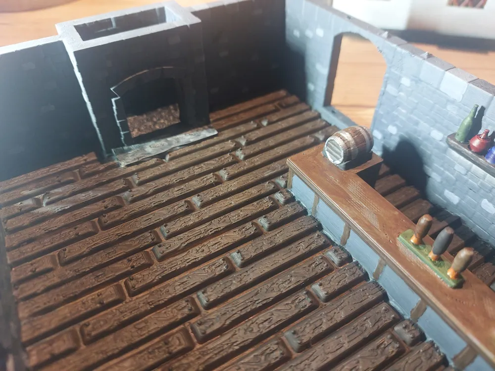 DnD Inn - Fully interactive D&D / Pathfinder set - Free 3D Print Model ...