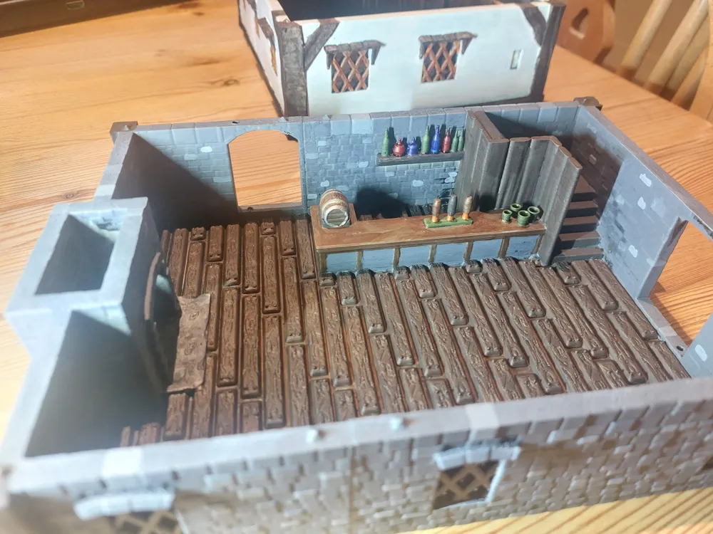 DnD Inn - Fully interactive D&D / Pathfinder set - Free 3D Print Model ...