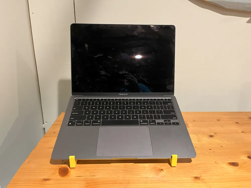 Laptop Stand with Cable Management Holes by Livertoes - MakerWorld