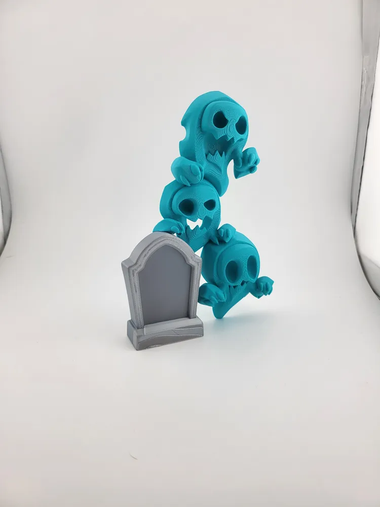 Stacked Ghosts & Grave Cute Haunted Display no ams by Mad power ...