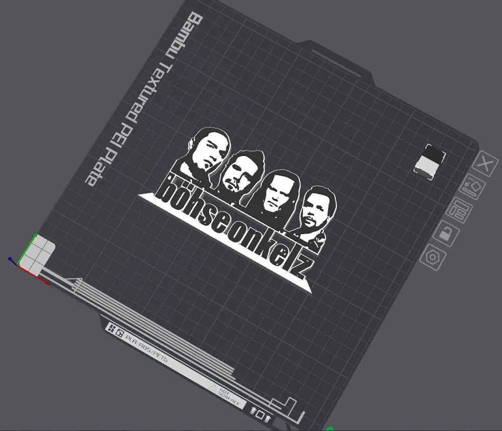 Böhse Onkelz Faces Logo by 5kyrunn3r - MakerWorld