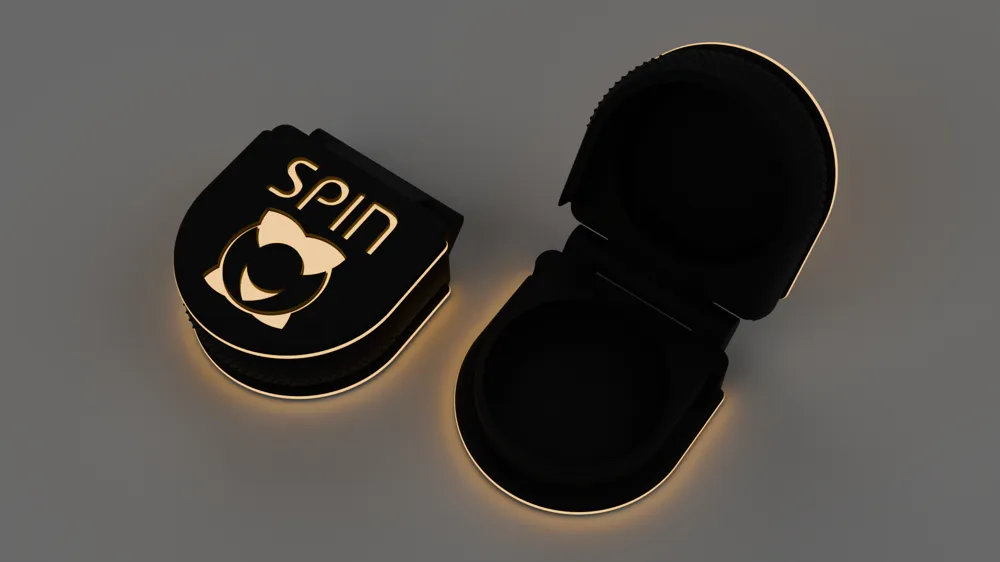 Spinner Container for Gyro Fidget Spinner V2 by Bungleboy - MakerWorld