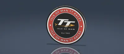 Isle of Man Races TT LED Logo Lightbox by gare-sb - MakerWorld