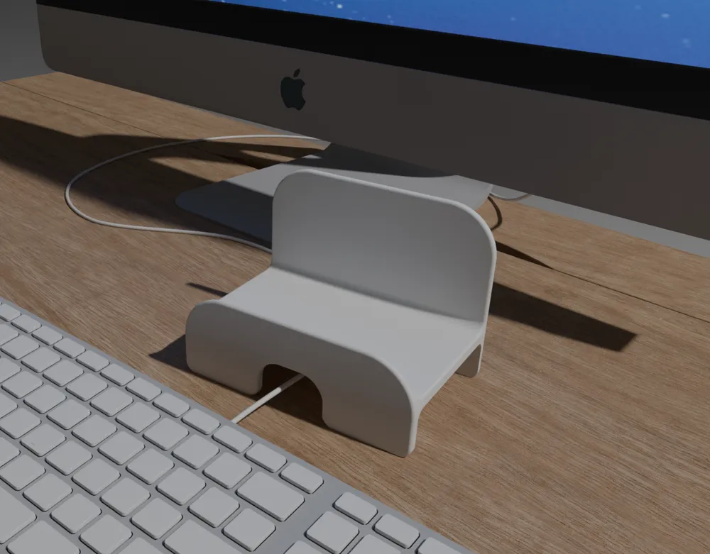 Minimalist Desk Stand by Cristian Onescu - MakerWorld