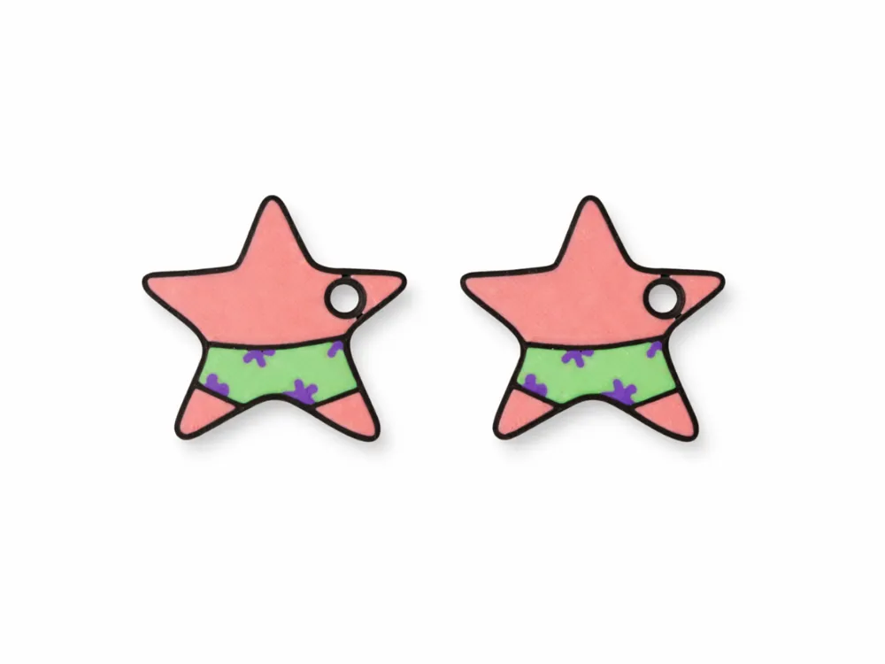 Patrick Star Keychain - Free 3D Print Model - MakerWorld