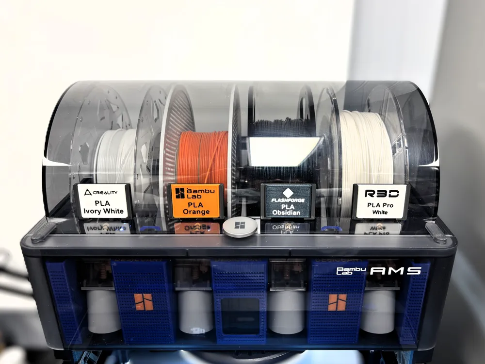 Filament Labels with Logos - Free 3D Print Model - MakerWorld