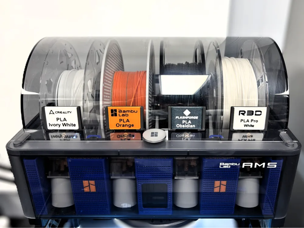 Filament Labels with Logos - Free 3D Print Model - MakerWorld