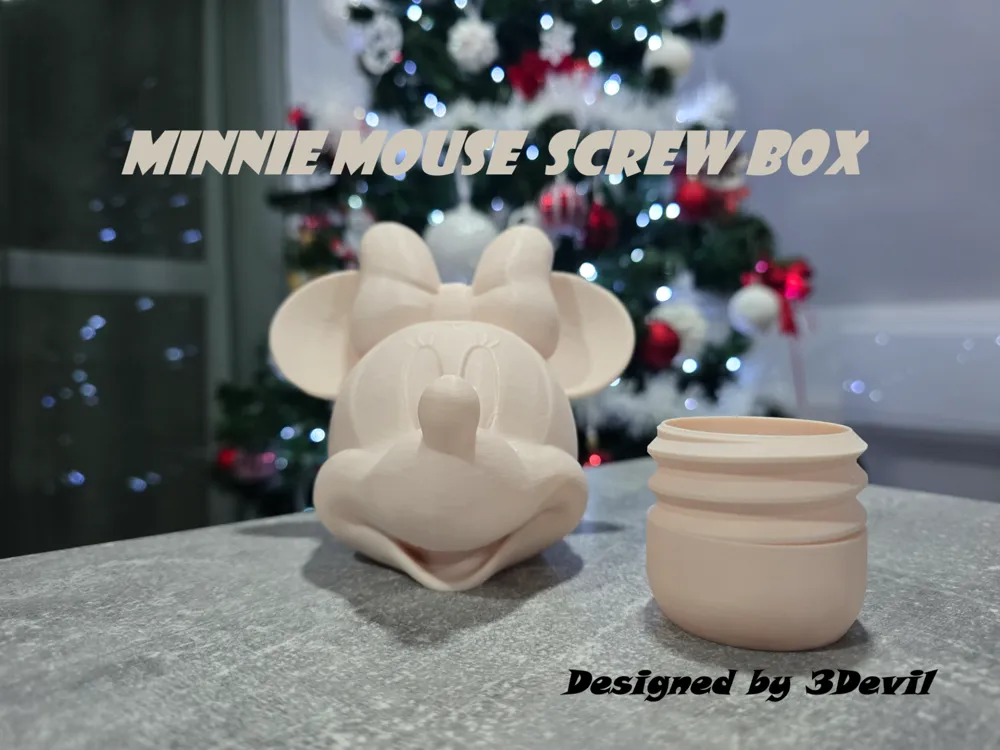 Minnie Mouse Screw Box low / high by 3Devil MakerWorld: Download Free ...