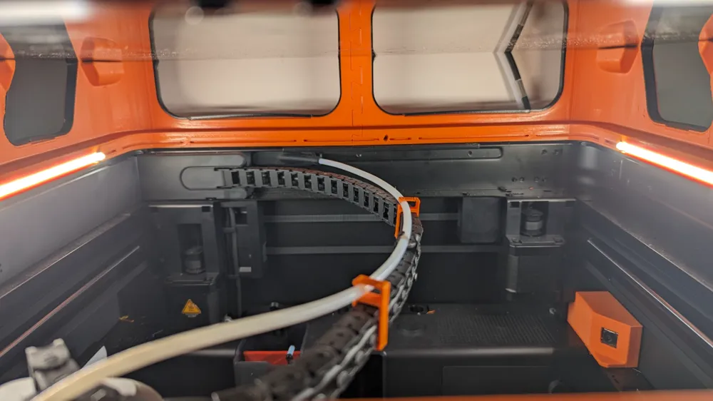 Bambu Lab P/X cable chain clip for PTFE tubing by teh_chaosjester ...