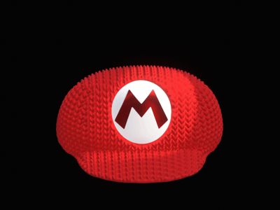Cute Knitted Super Mario Cap - Free 3D Print Model - MakerWorld