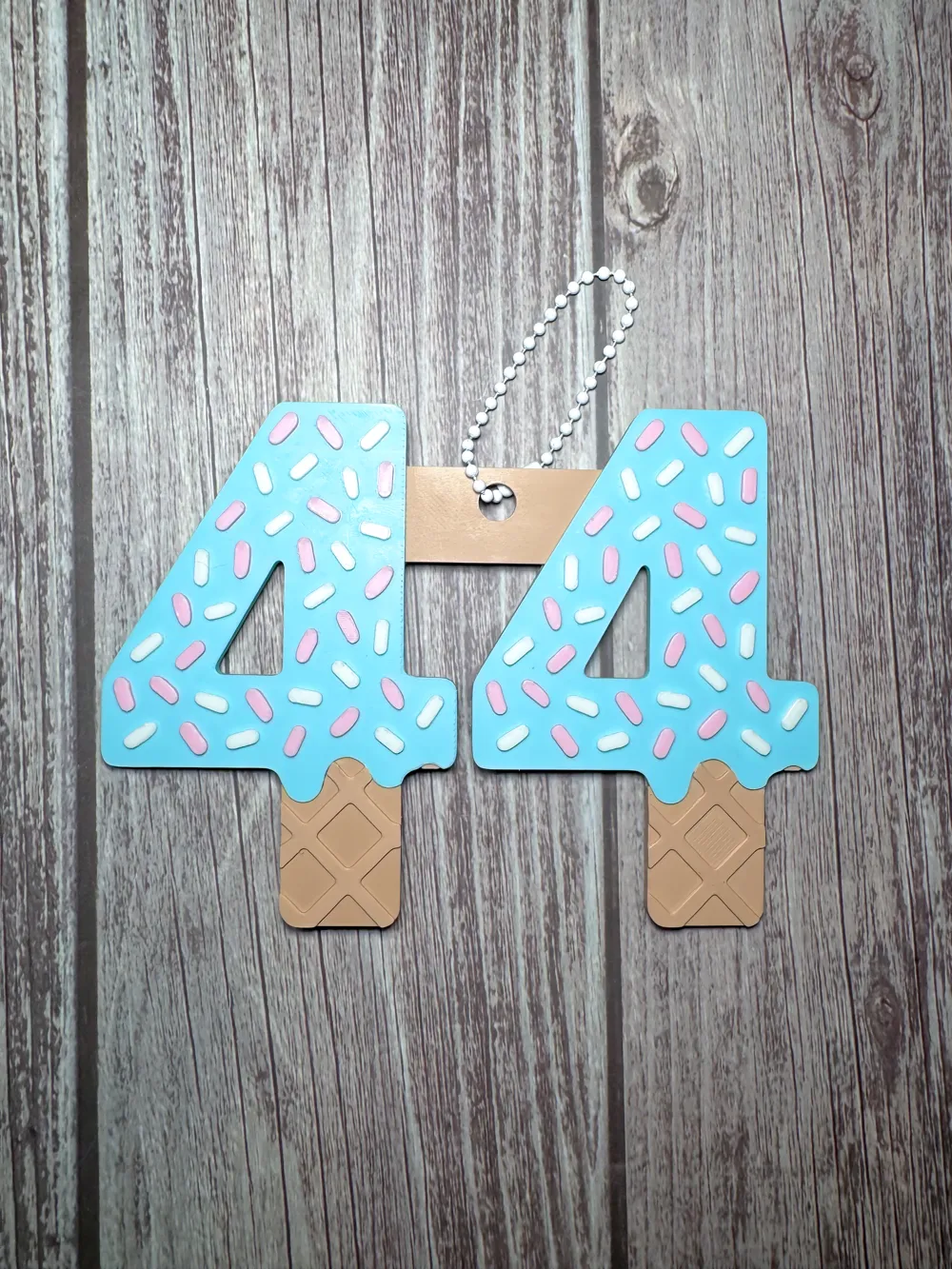 Ice Cream Drip Bag Tag or Keychain Numbers by RedDragon3D MakerWorld ...