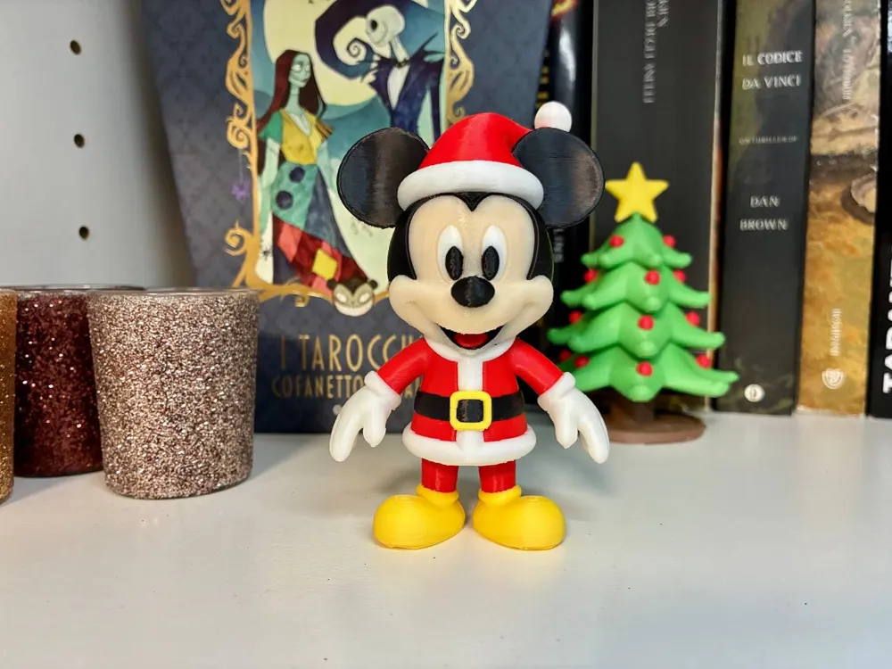 mickey mouse christmas - Free 3D Print Model - MakerWorld