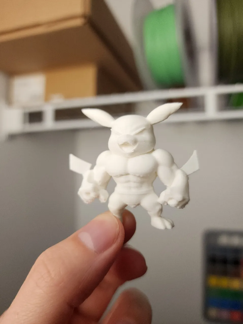 Buff Pikachu – The Ultimate Thunder Titan by GM 3D Print - MakerWorld