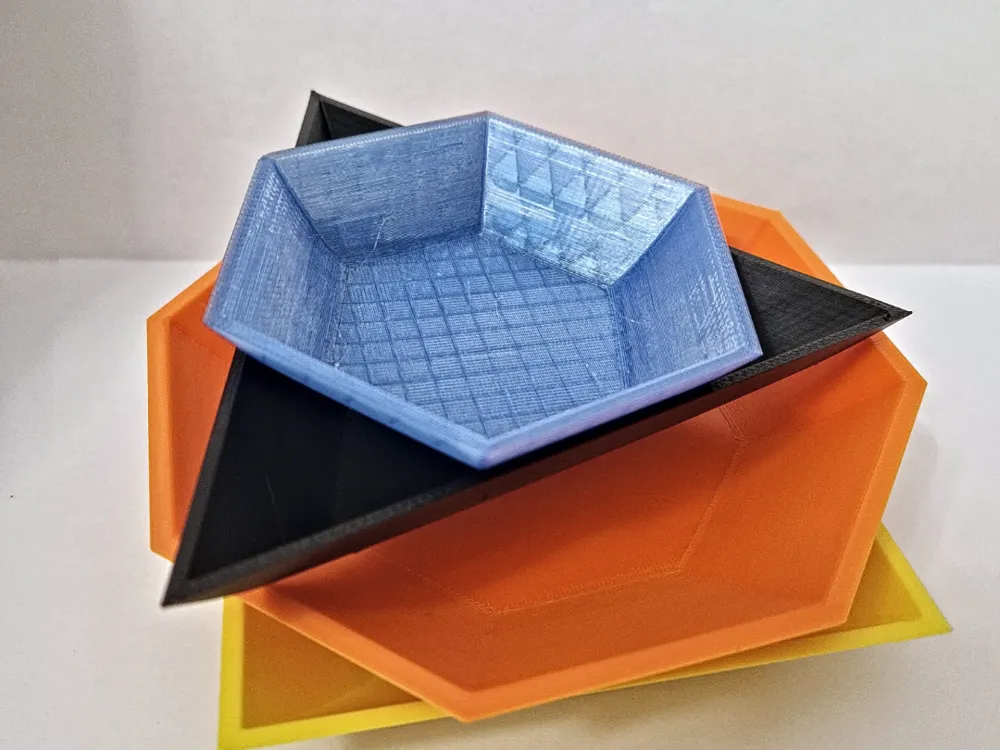 Curved Profile Parametric Containers - Free 3D Print Model - MakerWorld