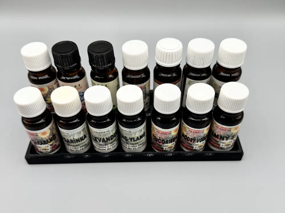 Essential oils stand - Free 3D Print Model - MakerWorld