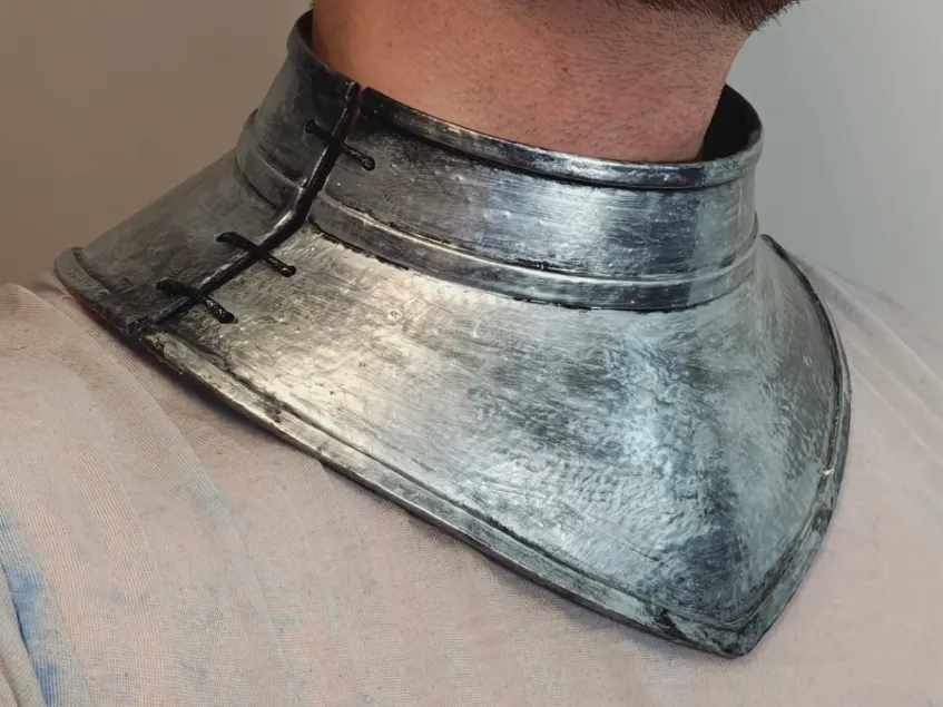 Gorget – 16th Century Renaissance Throat Armour - Free 3D Print Model ...