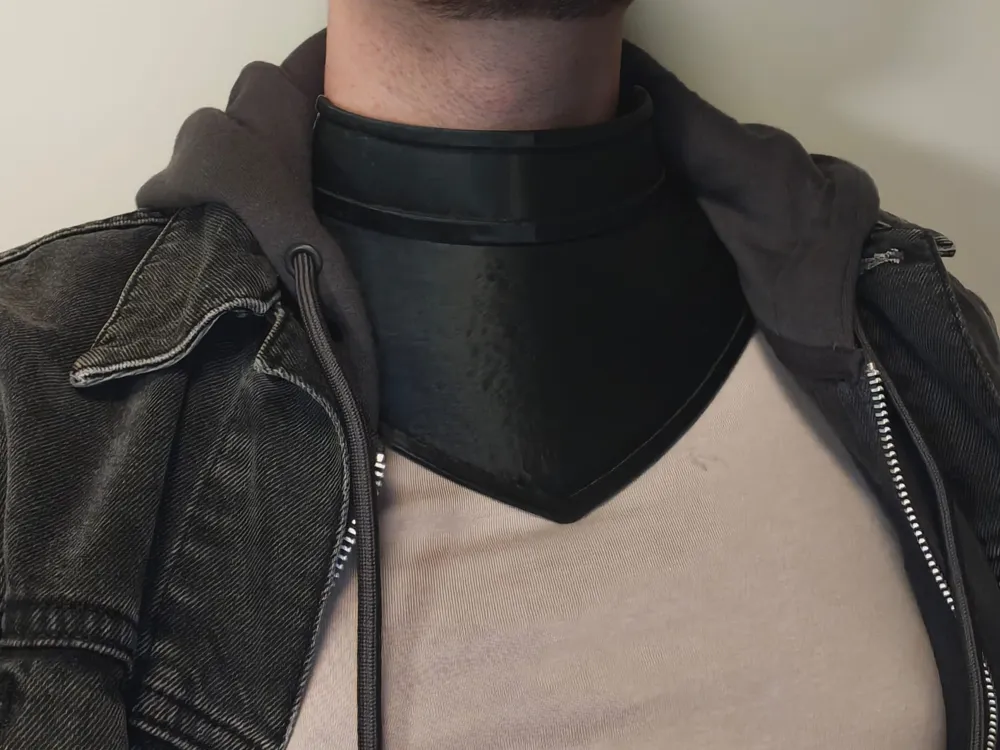 Gorget – 16th Century Renaissance Throat Armour - Free 3D Print Model ...