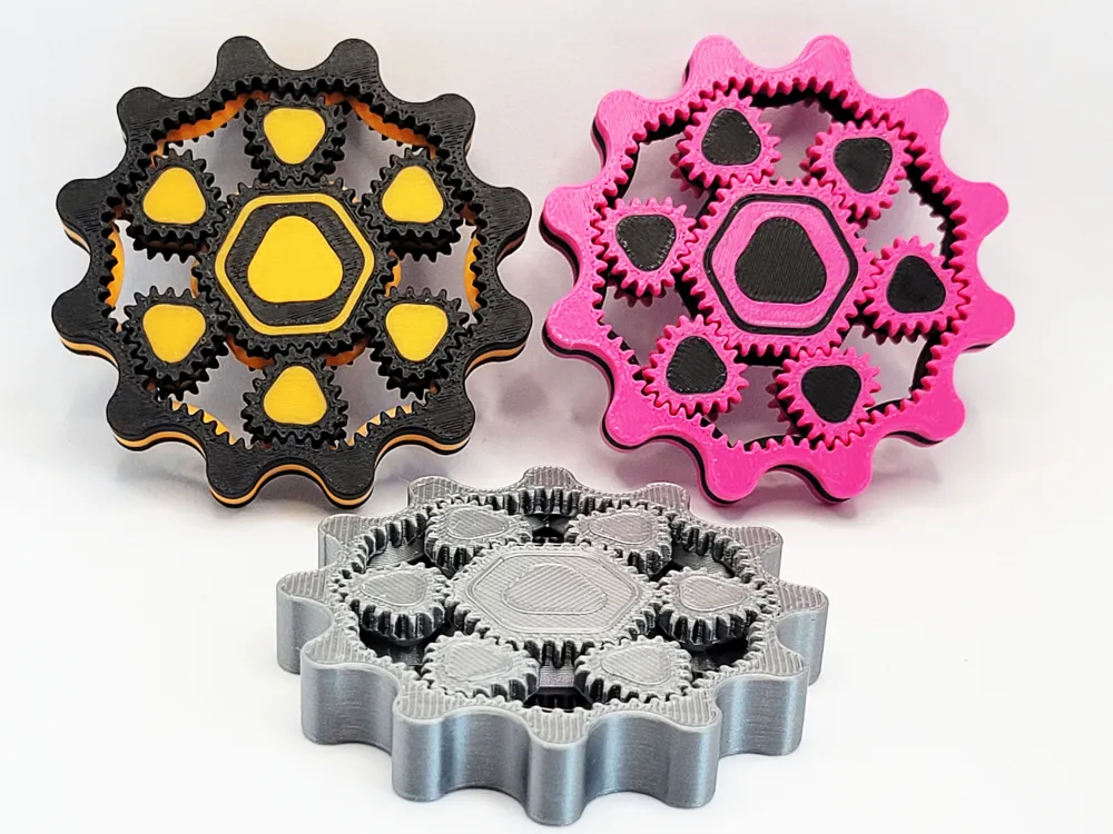 Fidget de Engrenagem Triangular - giro ultrarrápido - Modelo gratuito ...