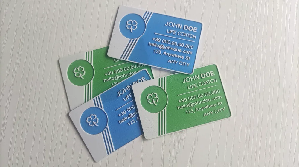 Parametric business card - type c - Free 3D Print Model - MakerWorld